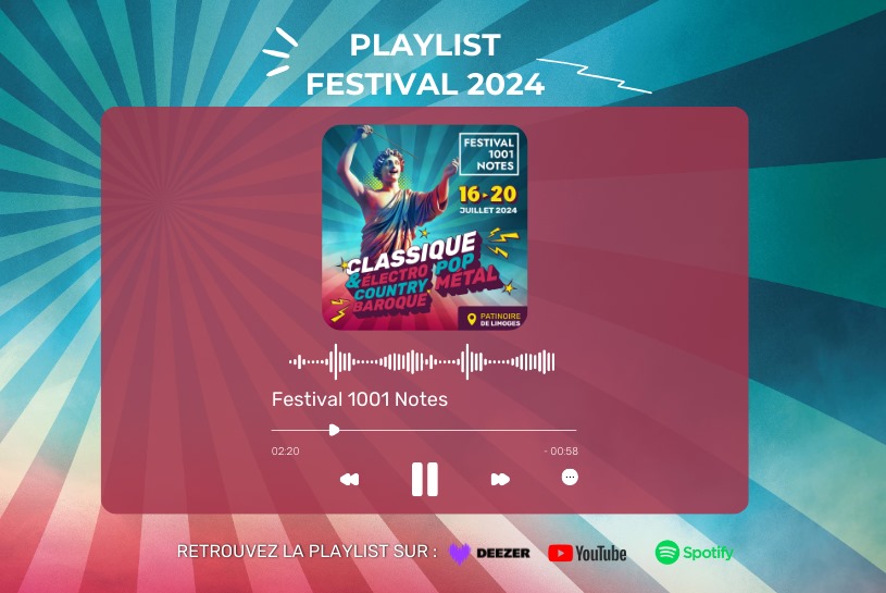 Playlist Festival 1001 Notes 2024 - Festival 1001 Notes